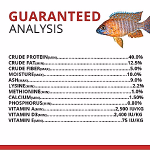 Fluval Bug Bites Cichlid Fish Food, Pellets for Medium to Large Sized Fish, 3.53 oz., A6581