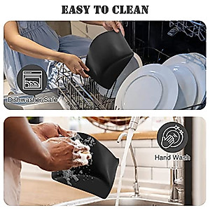 Silicone Slow Cooker Liner Divider Insert, 6QT BPA Free, Reusable, Leakproof Crock Pot Liners Fit For Crockpot & Hamilton, Dishwasher Safe Silicone Cooker Liners, Crock Pockets Slow Cooker Divider