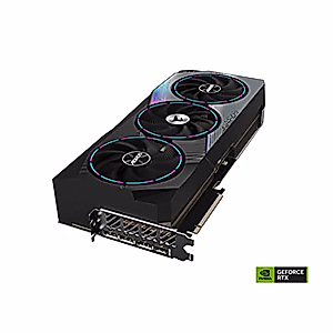 GIGABYTE AORUS GeForce RTX 4080 Master 16G Graphics Card, 3X WINDFORCE Fans, 16GB 256-bit GDDR6X, GV-N4080AORUS M-16GD Video Card