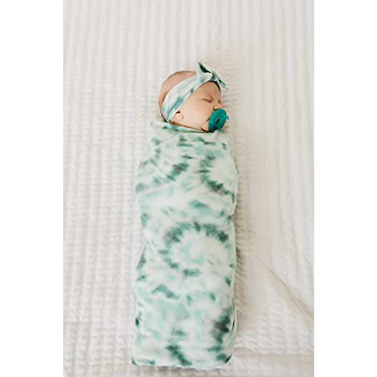 Copper Pearl Large Premium Knit Baby Swaddle Receiving Blanket Bahama