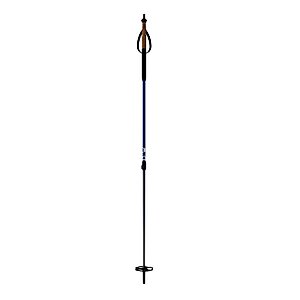 FISCHER Unisex Adult BC Vario Adjustable Lightweight Durable Backcountry Cross-Country Navy/Asphalt Aluminum Ski Poles (OZ45021)