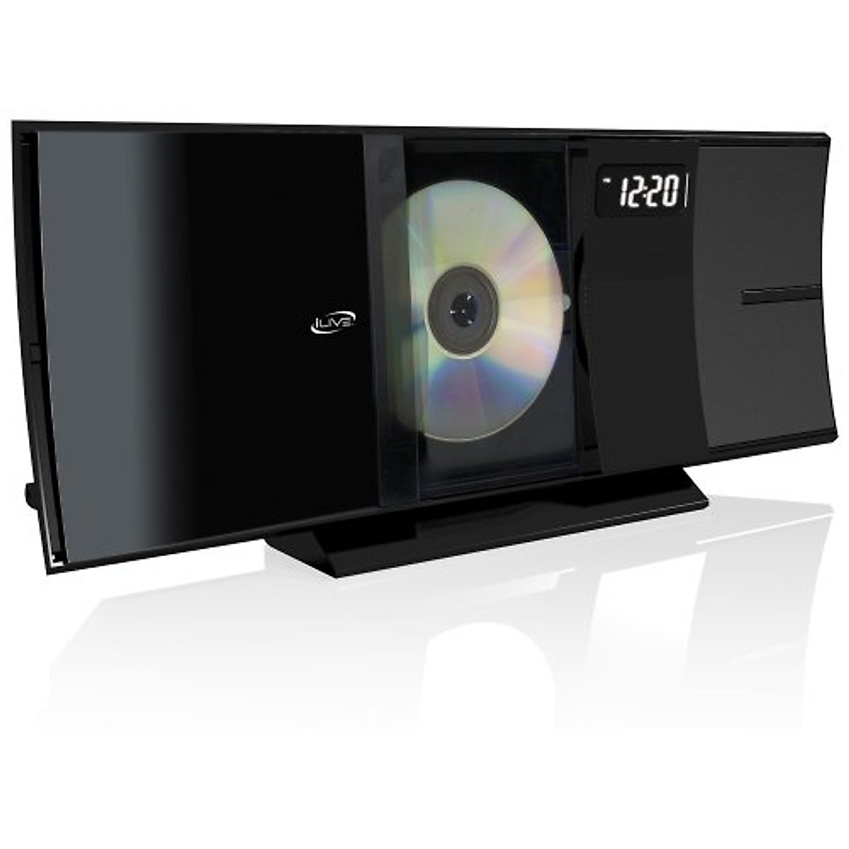 iLive iHB603B Wireless Bluetooth Speaker System with CD Player and FM Radio Black