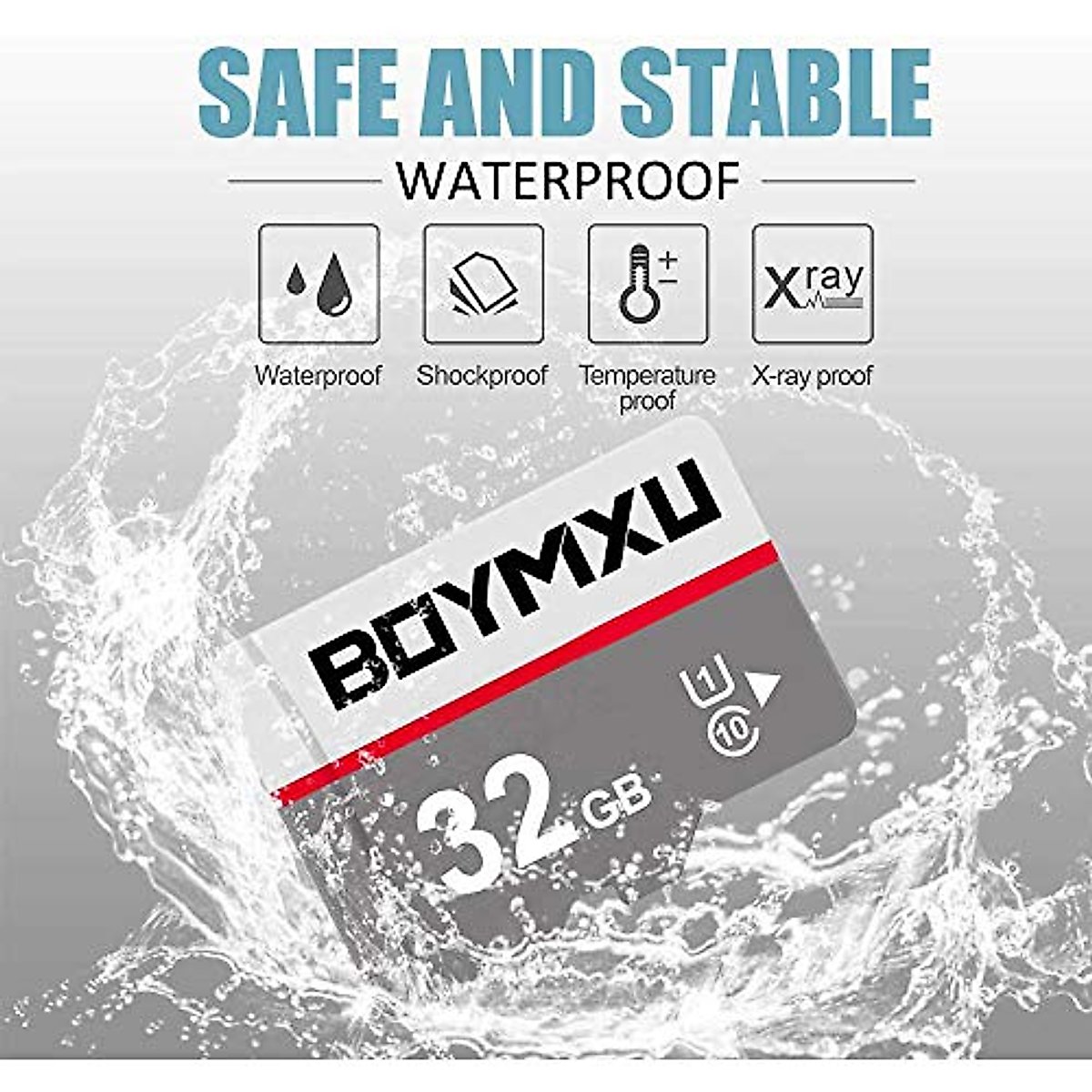 TF Memory Card 32GB,BOYMXU TF Card with Adapter,High Speed Memory Card Class 10 Memory Card for Phone Camera Computer-2 Pack
