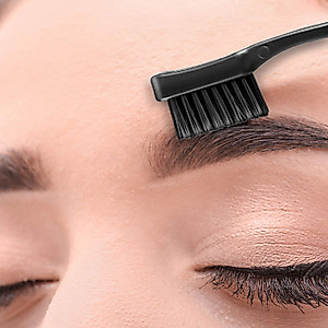 Yaomiao 12 Pieces Hair Edge Brushes Double Sided Edge Control Hair Comb Brushes Eyebrow Brush for Women Girls Natural Styling Hair Edge Brushes Combo Pack Smooth Comb Grooming 6 Random Color