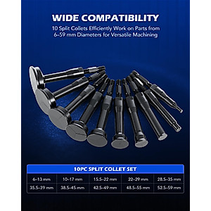 Orion Motor Tech Blind Hole Collet Bearing Race and Seal Puller Extractor Kit, Slide Hammer Pilot Insert Inner Bearing Removal Tool Set, 16 Pieces