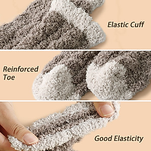 Fuzzy Socks for Women - Womens Fuzzy Socks Fluffy Cozy Socks Warm Socks for Women Slipper Socks Soft Comfy Sleeping Socks Gift for Women