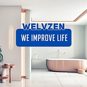 Welvzen Single Handle for H79, Shower Faucet Lever Replacement Kit for 1300/1400/13/14 Series, with SUS304 Screw & Extended Wrench