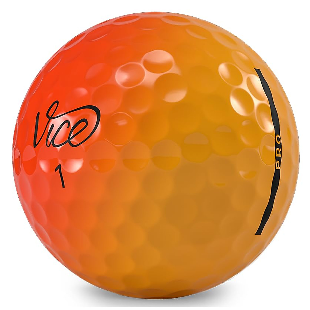 Vice Pro Golf Balls (Shade Red Orange)