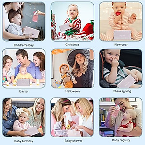 BLOOBLOOMAX Baby Infant Rattle Socks Toys, Sock rattles for Babies 0-24 Months Baby Animal Foot Finder Learning Toy (Cotton B)