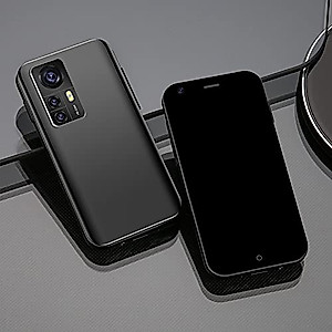 Mini Smartphone, 3G Cell Phones Dual Sim Cute Smartphone Unlocked Kids Phone Pocket Cellphone 2.5 Inch WiFi 1GB 8GB Quad Core Phone for Students (Elf Black)