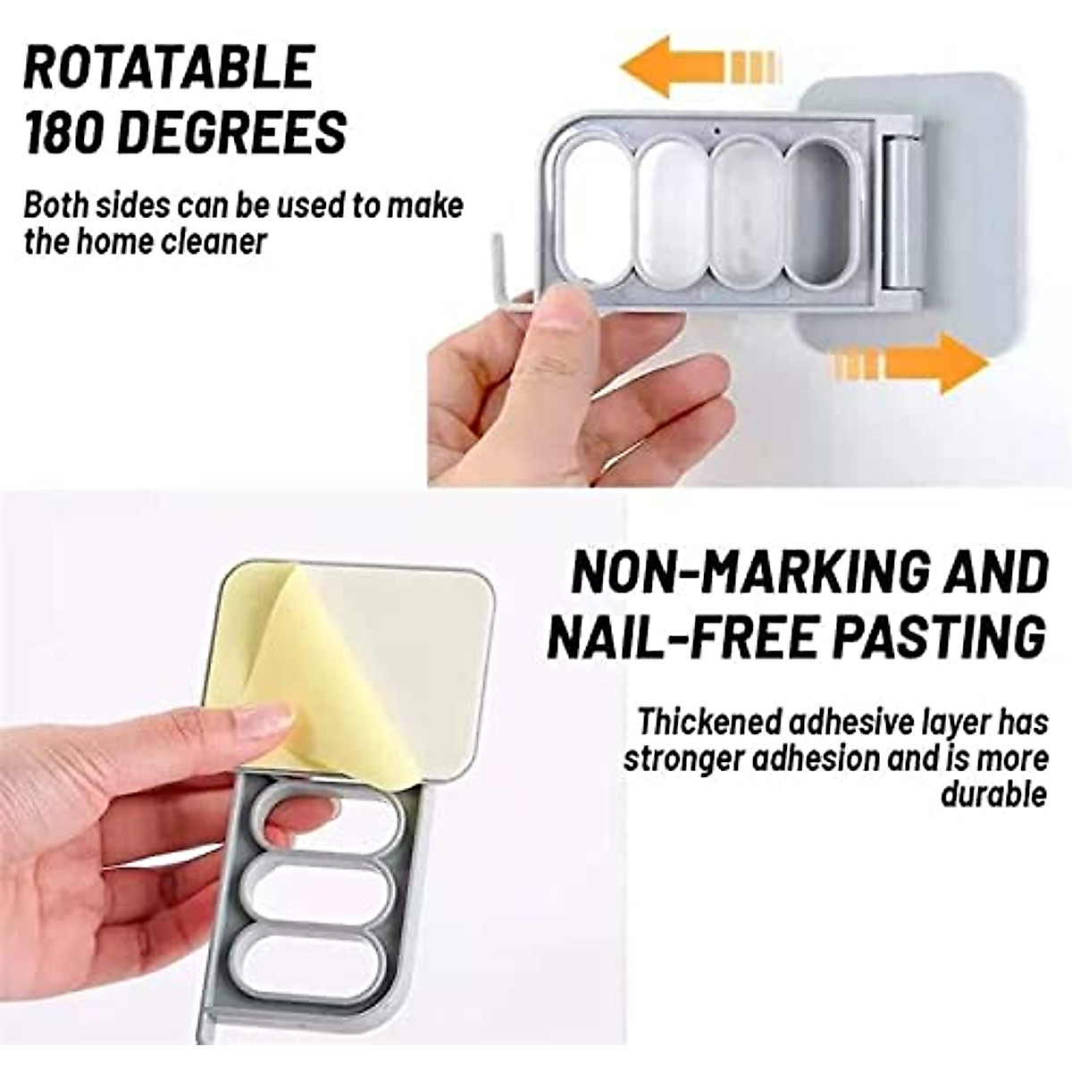 Géneric Drying Racks for Laundry Foldable, No Hole Punching No Trace Installation, Laundry Drying Rack Wall Mount, Hanging Storage Rack for Balcony, Mudroom, Bedroom (Size : PABS-2PCS)