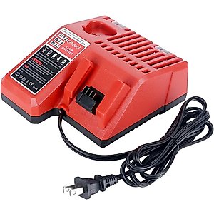 ANOPIW M18 & M12 Rapid Charger Replacement for Milwaukee 48-59-1812 12V&18V XC Lithium Ion Battery 48-11-1828 48-11-1850 48-11-1815 48-11-1840