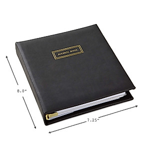 Hallmark Refillable Address Book (Charcoal)