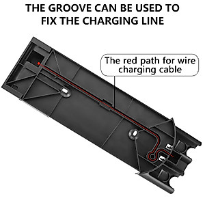 Improvedhand Docking Station Accessory Wall Mount Compatible with Dy.son V7 V8 Cordless Vacuum Cleaner Replaces Part # 967741-01