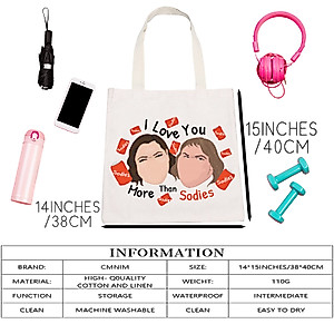 CMNIM 1000 Pound Sisters Merchandise Amy And Tamm-y Tote Bag I Love You More Than Sodies Comedy Gift for Family and Friends (Sodies Tote Bag)