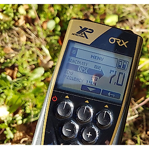 XP Metal Detectors ORX Detector - Specialized in Gold Hunting - FX02 Wired Headphones, WSAUDIO Wireless Headphones, HF Coil (9'') up to 50kHz, Remote Control and S-Telescopic Lite Stem (ORX-22FX02E)