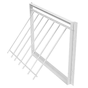 KSTE Iron Birdcage House Door High Strength for Pigeon Parrot Easy Installation(30x26cm)