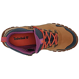 Timberland Women's Lincoln Peak Mid Waterproof Hiking Boot, Wheat Leather, 8