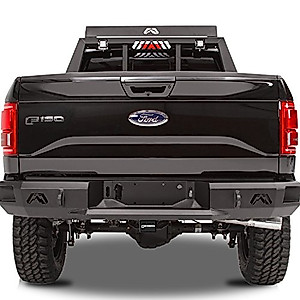 iPick Image, Compatible with - Ford F-150 2015-2021 UV Graphic Carbon Fiber Look Metal Face-Plate on ABS Plastic 2 Tow Hitch Cover
