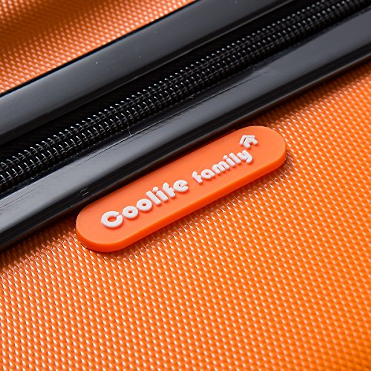 Coolife Luggage 4 Piece Set Suitcase Spinner Hardshell Lightweight TSA Lock (family set-blue1)