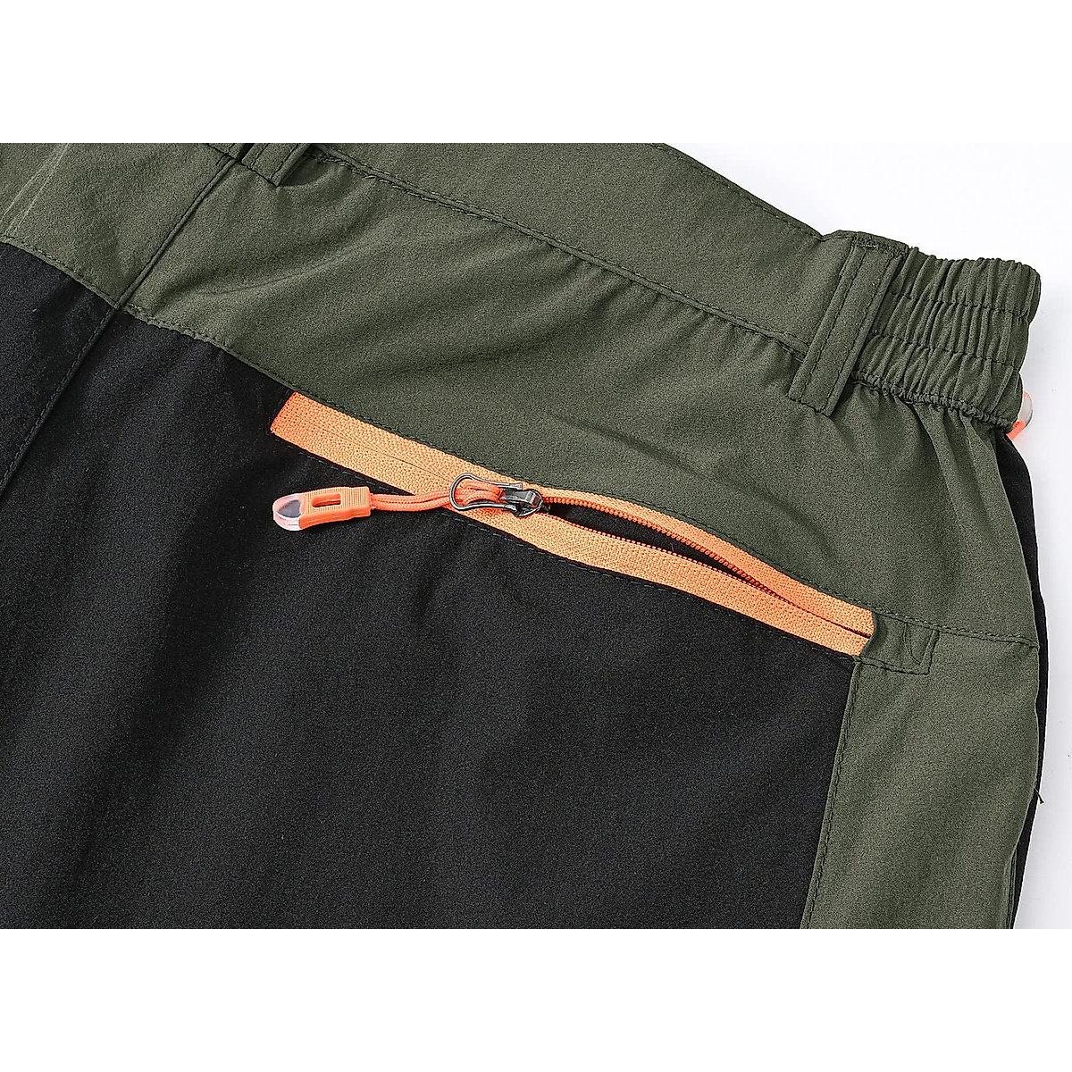 TBMPOY Men's Hiking Work Cargo Pants Lightweight Waterproof Quick Dry Outdoor Mountain Pant Fishing Camping Green 36