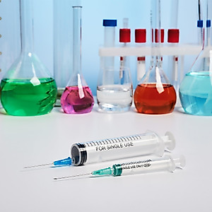 PATIKIL 20Ga x 1.5 Inch Dispensing Needle Tips, 50Pcs Stainless Steel and Plastic Glue Needle Tube Blunt Tips with Luer Lock for Glue Oil Applicator, Pink