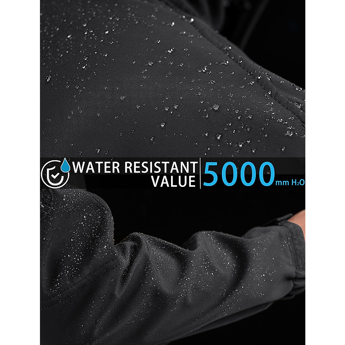 MAGCOMSEN Tactical Winter Shell Jacket for Men - Waterproof Ski and Snowboard Jacket