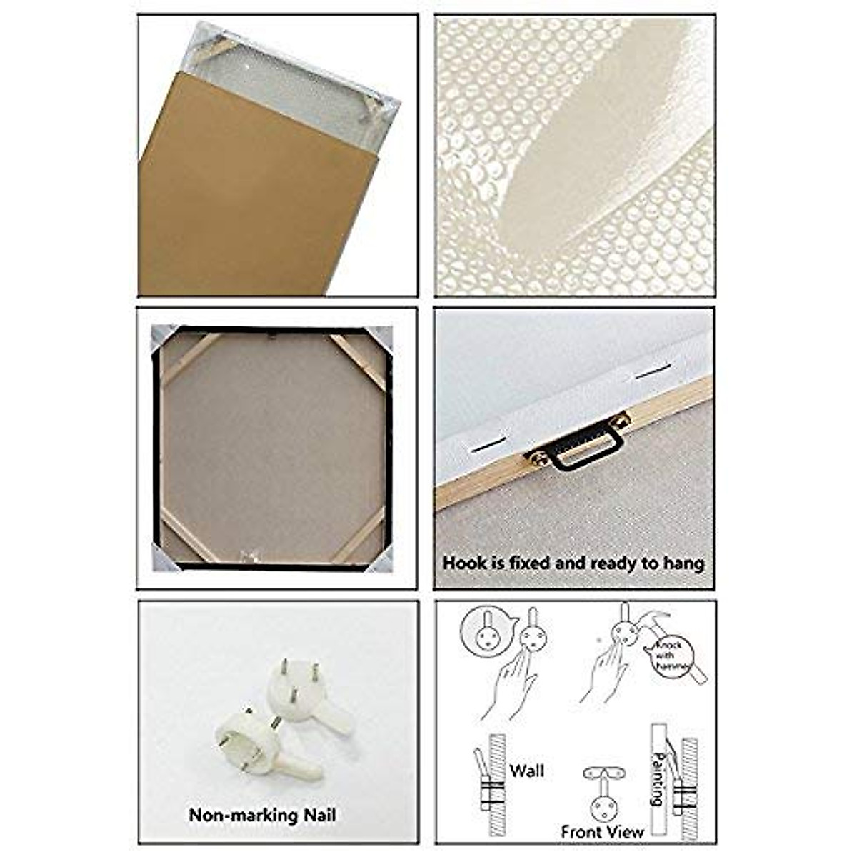 AWLXPHY Decor Abstract Canvas Wall Art Red Black Grey for Living Room Decor 5 Pieces Framed Painting Modern Simple Circle Round Line HD Print Artworks Giclee(White, W40 x H20)