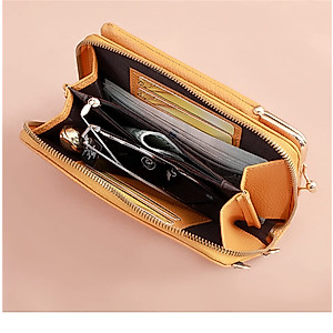 2023 Newest Phone Bag Purses, PU Leather Crossbody Wallet Purse With Phone Pocket, Travel Cell Phone Shoulder Bags For Women.