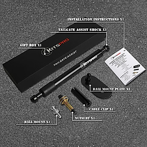 KitsPro Truck Tailgate Assist for Dodge Ram 1500 All Models 2009-2018, 1500 Classic Models 2019-2024, and 2500 3500 All Models 2010-2024 Truck Accessories Tailgate Damping Strut, Pack of 1