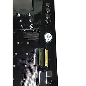 Whirlpool bathtub hydrotherapy black hot tub double pump with 24 jets HYPNOTIC