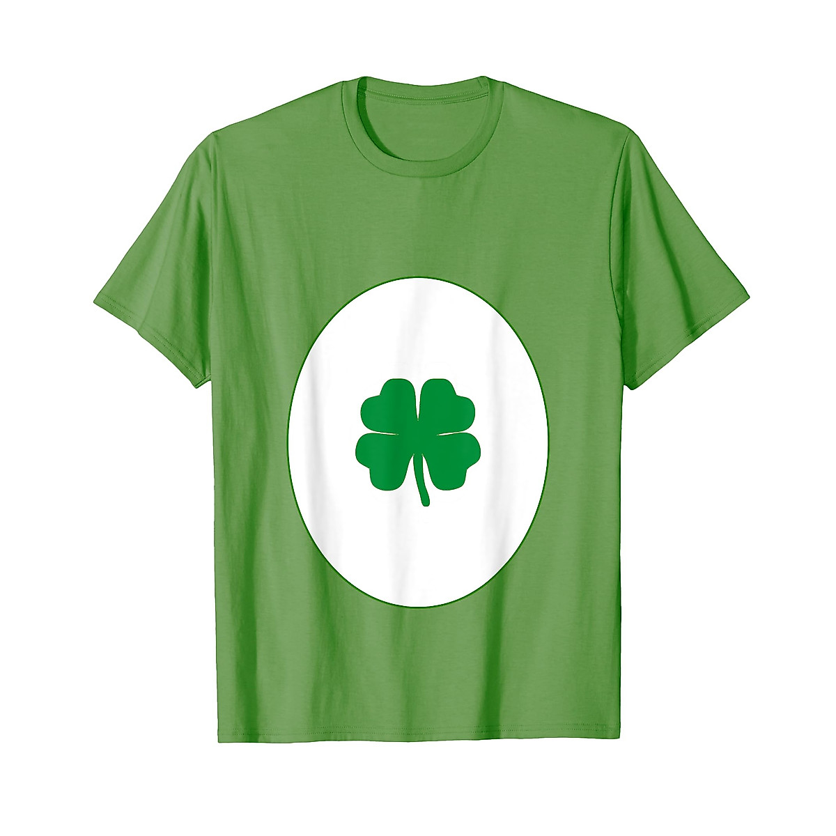 Cute Good Luck Clover Belly Halloween Bear Belly Costume T-Shirt