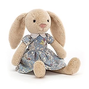 Jellycat Lottie Bunny Floral Stuffed Animal, 11 inches | Rabbit & Bunny Plush Toy | Classic Children's Gift