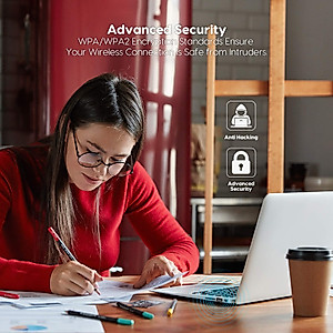 Tenda Wi-Fi Dongle, N150 Mini Wireless Network USB Wi-Fi Adapter for PC Desktop Laptop (Supports Windows XP/7/8/8.1/10, Driver-Free, Soft AP, USB 2.0) Plug & Play - W311MI V4.0