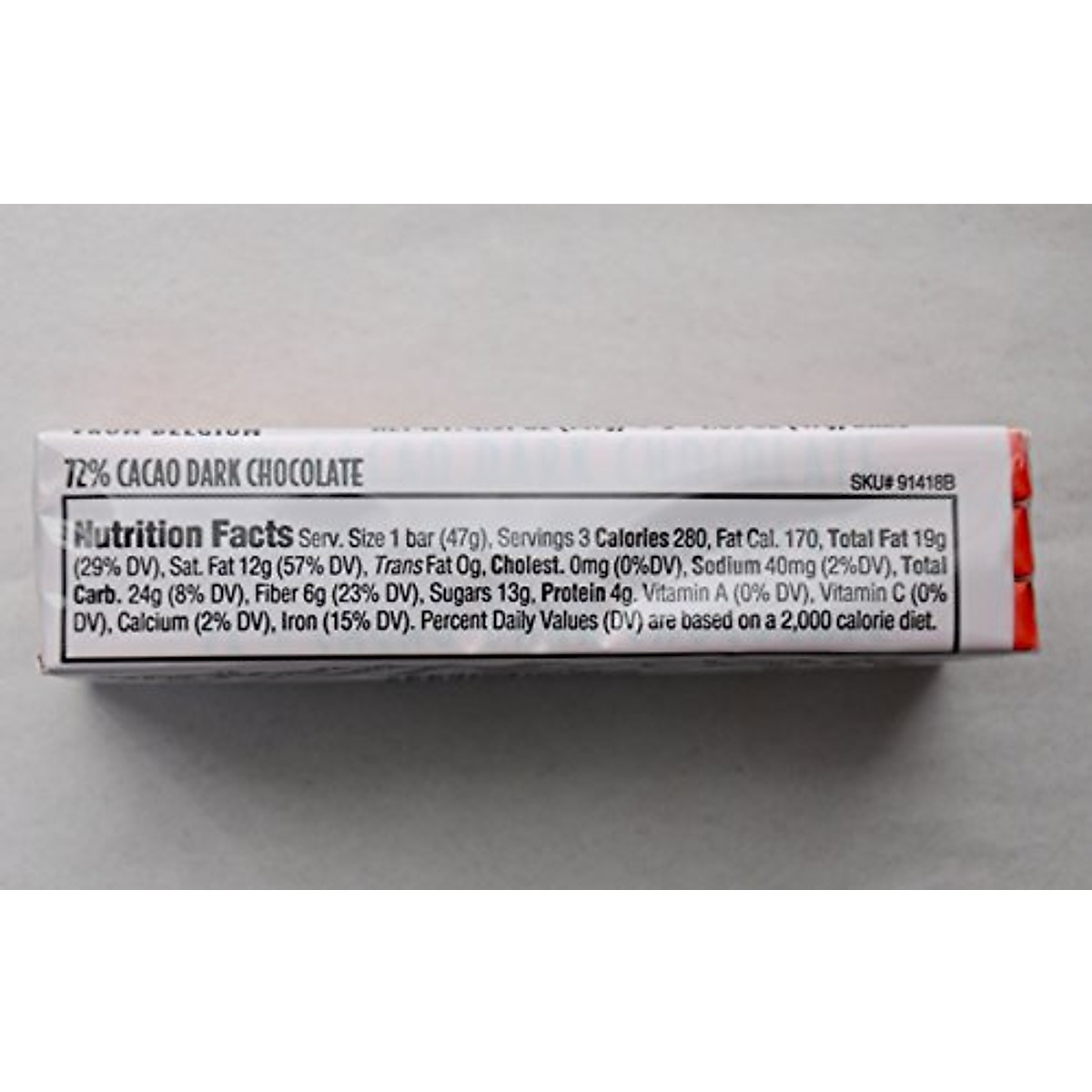 Trader Joe's Belgian Dark Chocolate Bars 3 Variety Pack - Total 9 Bars, 1.7 ounces