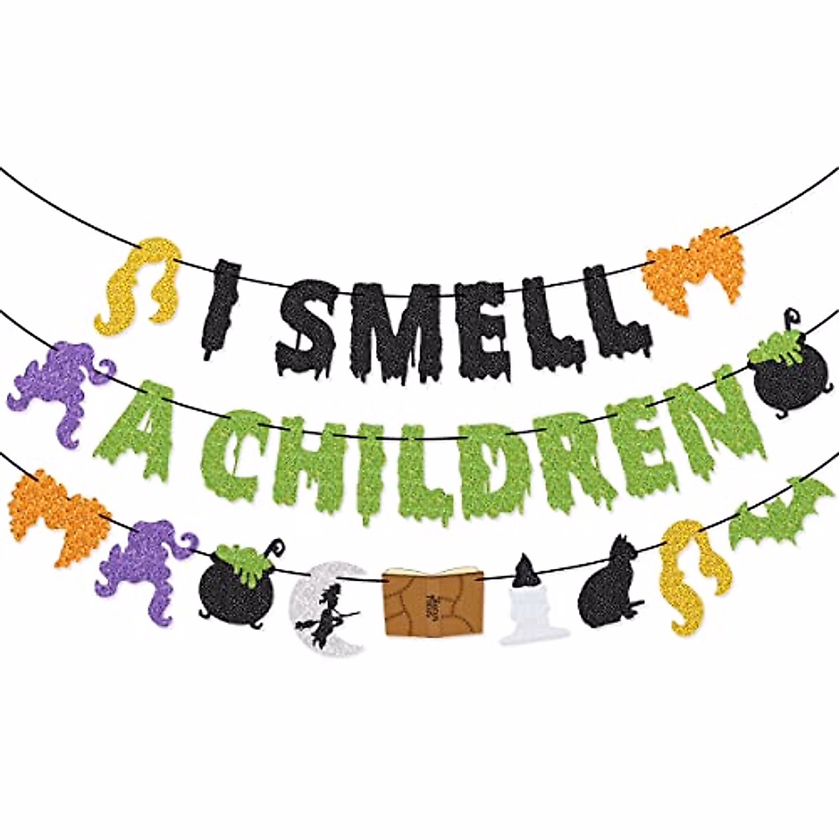 I Smell Children Banner I Smell a Child Banner for Hocus Pocus Halloween Party Halloween Baby Shower Decorations