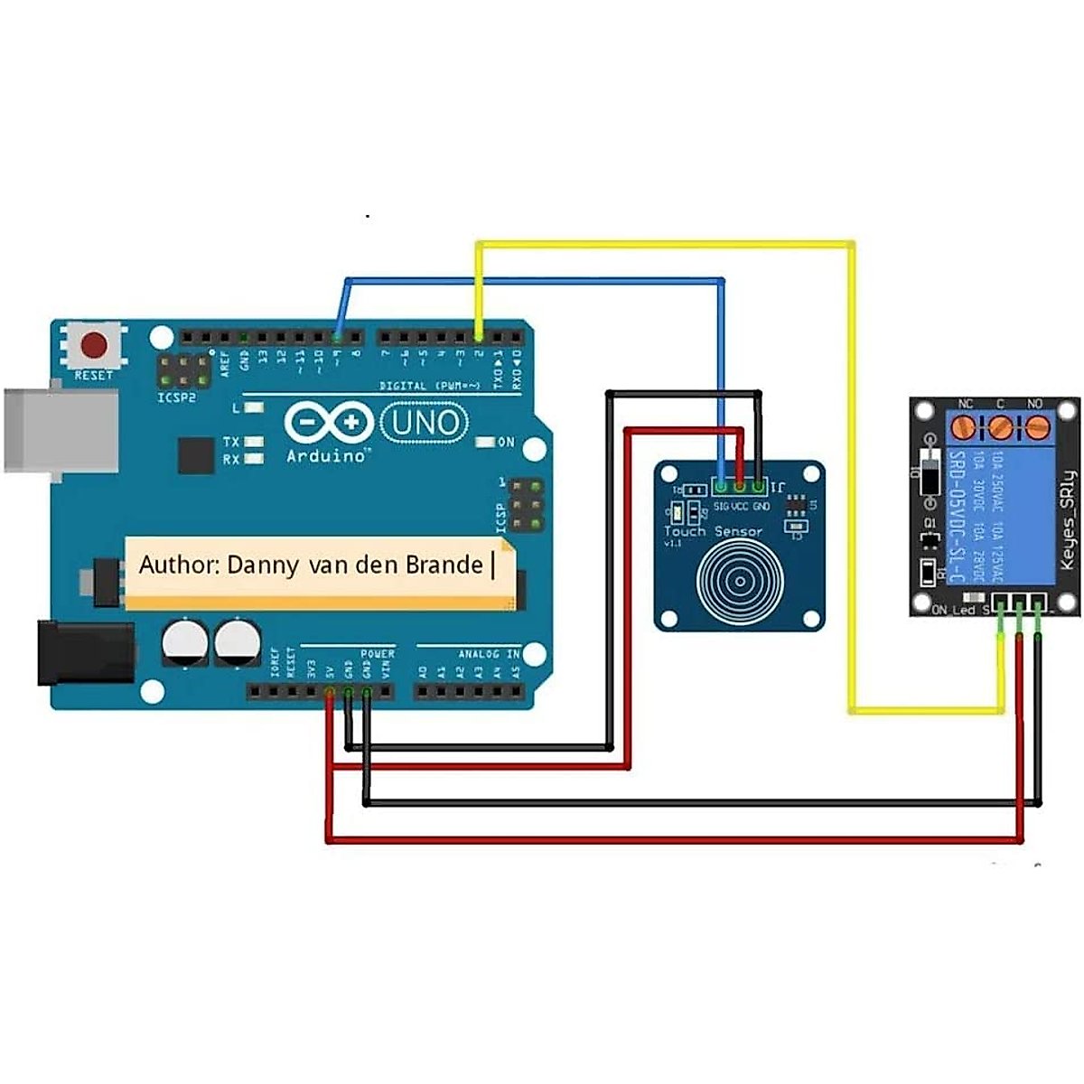 WWZMDiB 6Pcs TTP223B Digital Capacitive Touch Sensor Switch Module DC 2~5.5V for Arduino Raspberry Pi DIY
