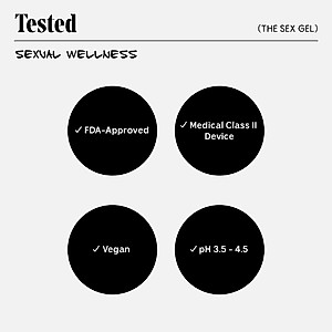 Nécessaire The Sex Gel. Water-Based Personal Lubricant. Hyaluronic Acid + Lactic Acid. No Fragrance Added. Non-Staining. Safe for Toys + Condoms. 50 ml / 1.7 fl oz.
