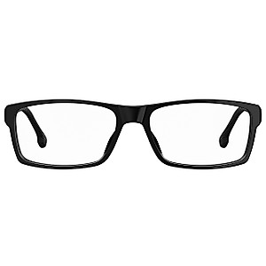 Carrera Men's 8852 Rectangular Prescription Eyewear Frames, Black, 55mm, 17mm