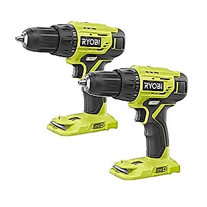 2 Pack of Ryobi P215 18-Volt 1/2-in Drill Driver (Bare tool) (No Retail Packaging)