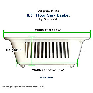 8 1/2" Floor Sink Basket