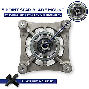 Jeremywell Spindle Assembly Replaces AYP Husqvarna 532192870 Poulan 532187292 Ariens 21546238 46" 48" & 54" 21546238 192870, 187292