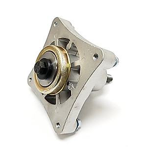 LAWN & GARDEN AMC Spindle Assembly Compatible with Hustler Spindle Part Number 604214, Includes Mounting Bolts and Blade Bolt
