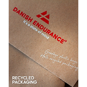 DANISH ENDURANCE Sustainable Classic Beanie for Men & Women, Plain Kitted Hat