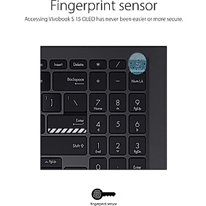 ASUS Vivobook S 15 15.6" FHD (1920x1080) Laptop 2023 New | 12th Intel i7-12700H 14-Core | Iris Xe Graphics | Backlit Keyboard | Thunderbolt 4 | Wi-Fi 6E | 16GB DDR4 512GB SSD | Win11 Pro