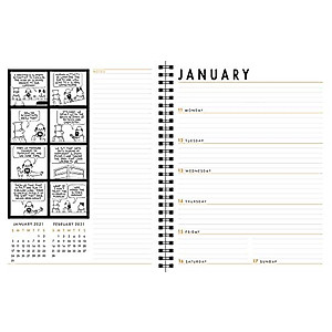 Dilbert 2021 Monthly/Weekly Planner Calendar