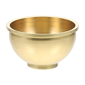 FOMIYES 1pc Tribute Water Cup Clean Water Cup Rain Stick Meditation Chair Accordion Spiritual Holy Chakra Pagan Offering Bowl Kalimba Decor Offering Cup Copper Desk Tub Woman
