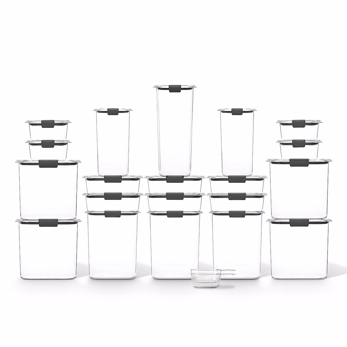 Rubbermaid Brilliance Food Storage Containers and Cereal Container Set (20 Pieces)