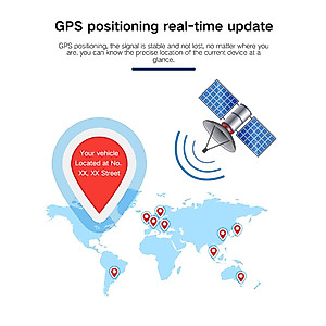 GPS Strong Magnetic Car Vehicle Tracking Anti-Lost Tracker, Multi-Function GPS Mini Locator, Monitoring, Automatic Recording/Voice Activated Callback with App, for Vehicles