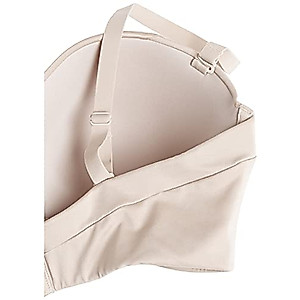 Self Expressions Strapless Demi Bra, Smoothing Underwire Bra, 5-Way Convertible T-Shirt Bra